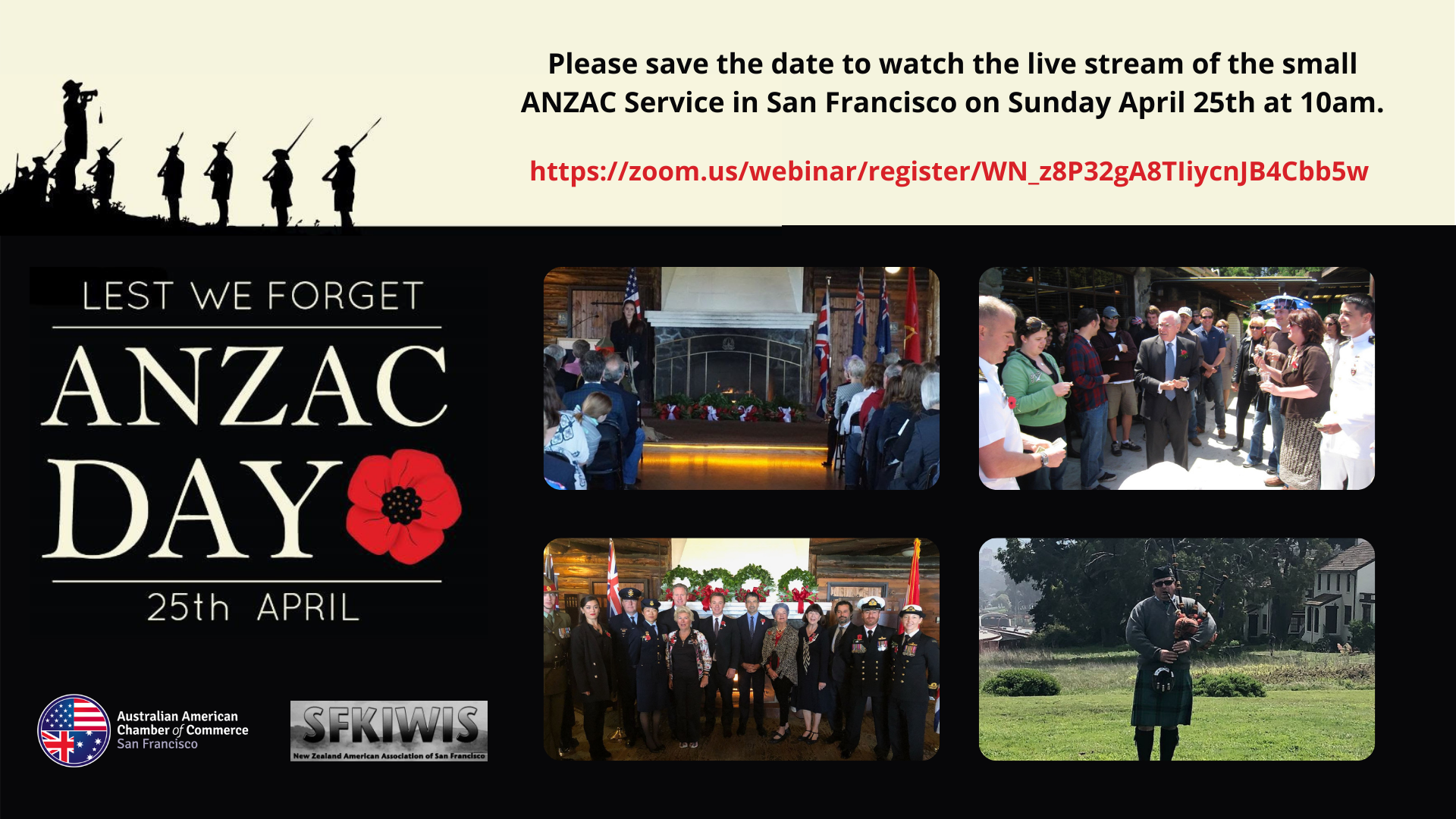 Reminder – ANZAC Day 2021 | Royal Canadian Legion, US Branch #25